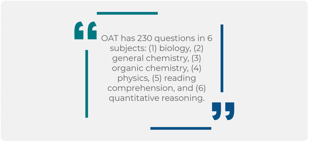 Free OAT Practice Test & Video Explanations